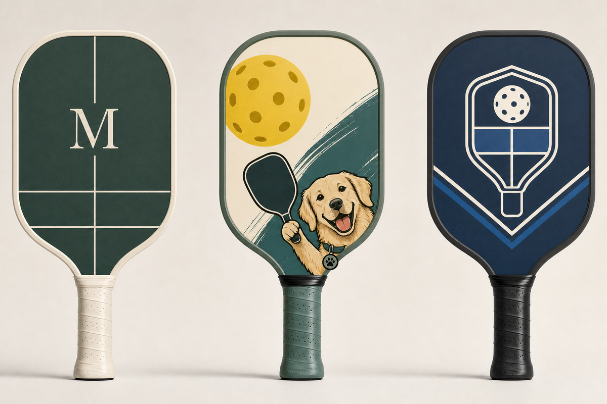 Pickleball Clip Art Ideas for Custom Paddle Designs